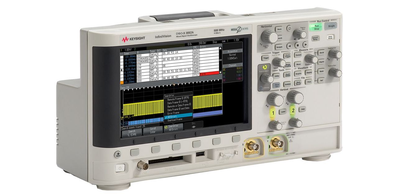 InfiniiVision 3000A X-Serisi 100 MHz - 1 GHz | DSOX3052A Osiloskop: 500 ...