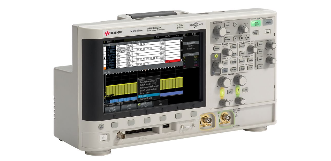 InfiniiVision 3000A X-Serisi 100 MHz - 1 GHz | DSOX3102A Osiloskop: 1 ...