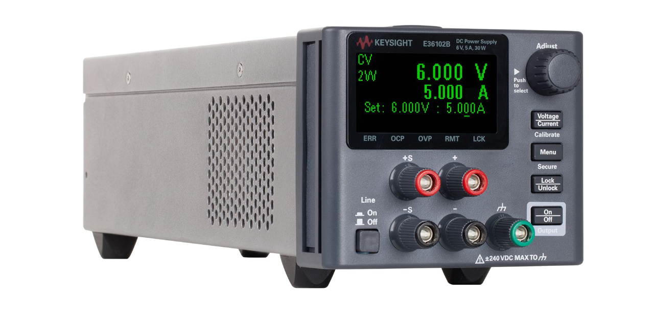 E36100 Serisi Güç Kaynakları 30-40W | E36102B DC Güç Kaynağı, 6V, 5A ...