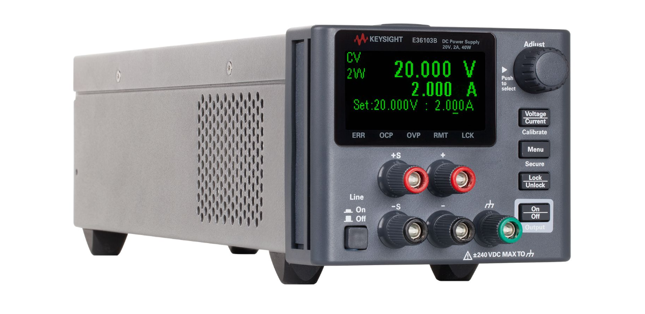 E36100 Serisi Güç Kaynakları 30-40W | E36103B DC Güç Kaynağı, 20V, 2A ...