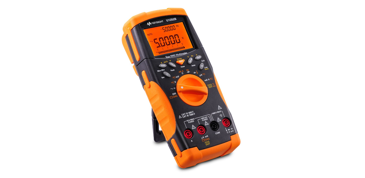 U1250 Serisi 4,5 Dijit El Tipi Multimetreler | U1252B El Tipi Dijital ...